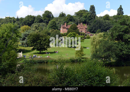 Winston Churchill in the grounds of Chartwell with his friend Ralph ...