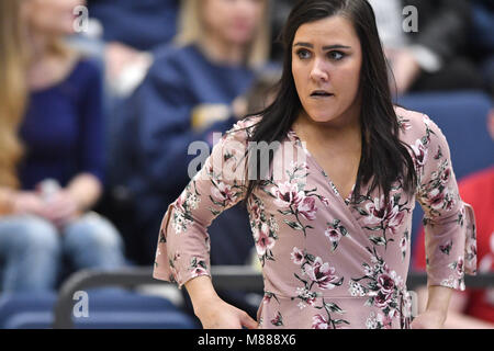 Washington, District of Columbia, USA. 11th Mar, 2018. WVU gymnast ...