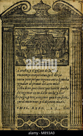 Emblemas Morales by Don Juan de Horozco y Couarruuias Arcediano de ...