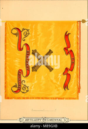 *Flags of the Army of the United States* (1887) illustrates the various ...