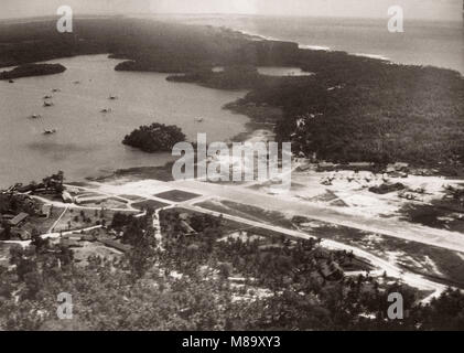 1940s Indian Ocean - airstrip at Galle, Ceylon, Sri Lanka Photograph by ...