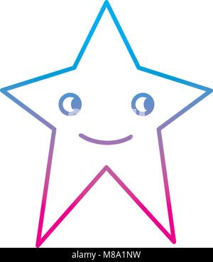 line happy star videogame character technology Stock Vector Image & Art ...