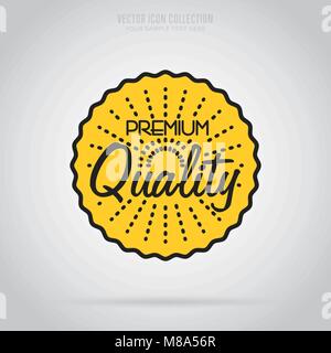 Blank Badge Shape. Premium Template in flat modern liquid style. Good for Anniversary Logo ...