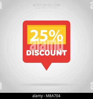 Advertisement sticker, vector isoalted Stock Vector Image & Art - Alamy