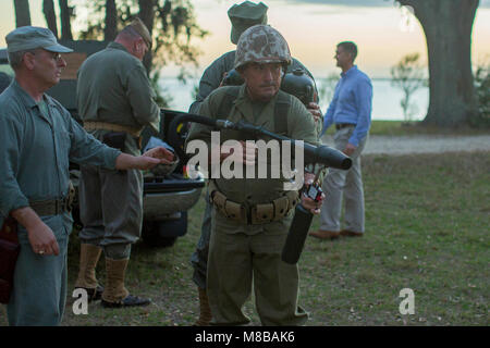 Brigadier General Austin E. Renforth, commanding general of Marine ...