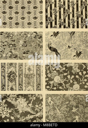 This illustrated book details various decorative textiles used in ...