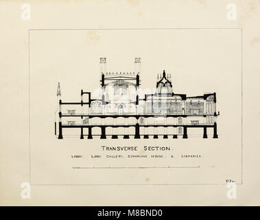 Architectural designs for the proposed new Houses of Parliament ...