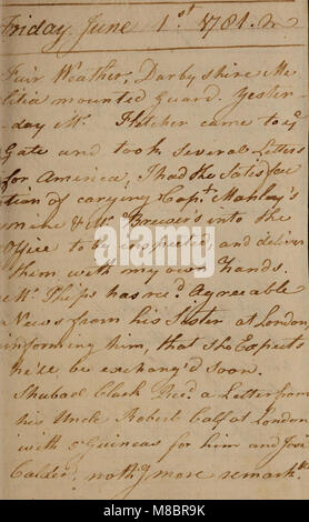This manuscript chronicles the experiences of a privateer during a ...
