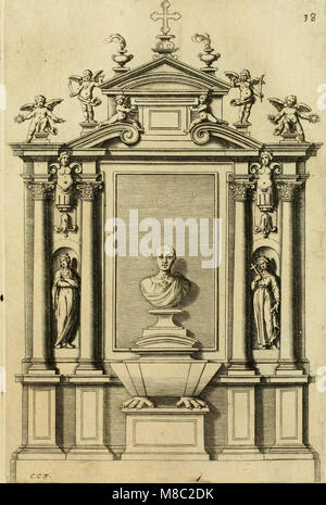 This 1625 work presents various ornamental designs for altars and ...