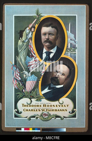 Our president poster (Theodore Roosevelt Stock Photo - Alamy