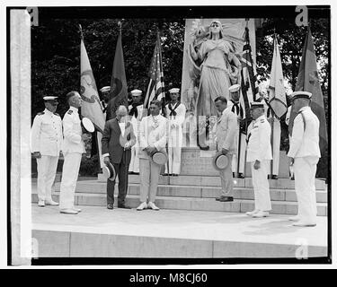 The statue of John Barry commemorates the American naval officer who ...