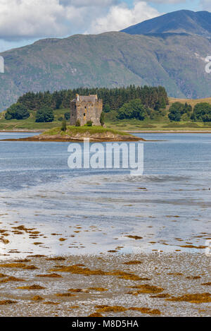 Appin, Scotland / United Kingdom - Jul 12 2017: Stalker Castle Stock ...