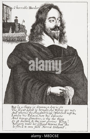 King Charles I (1600-1649), English Civil War monarch executed in 1649 ...