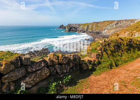 Pentreath beach, Lizard Point, Cornwall, South West, England, UK Stock ...