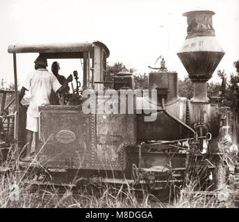 1940s East Africa - Uganda - steam train on the Lugasi sugar plantation ...