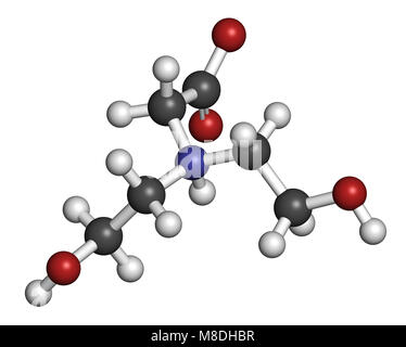 Bicine buffering agent molecule. 3D rendering Stock Photo - Alamy