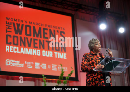 Representative Brenda Lawrence speaks during a Congressional Black ...