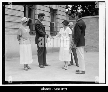 A photograph of Argentine boxer Luis Firpo with Honorio Pueyrredon, the ...