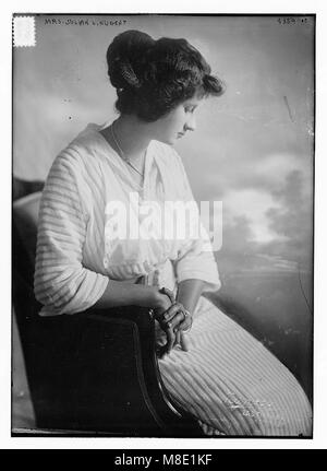 This portrait features Mrs. Julian L. Nugent, an important historical ...