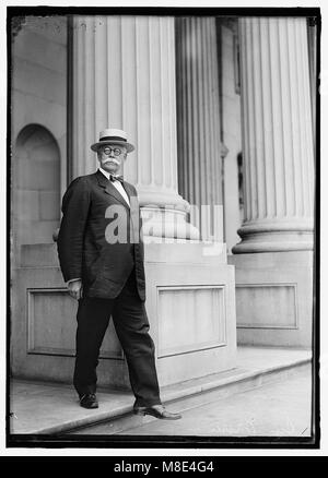 A portrait of Senator Francis E. Warren, captured in 1922. The ...