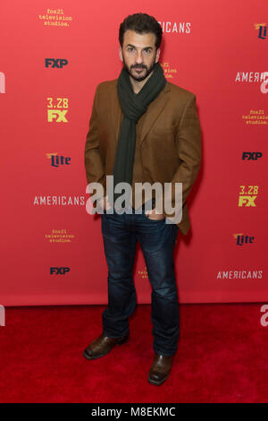 Actor Michael Aronov (R) attends the season 5 premiere of "The ...