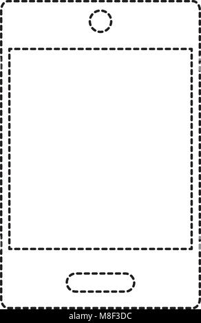 dotted shape electronic smartphone technology to message communication ...