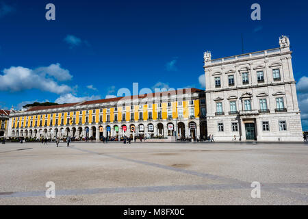 Commerce square at Lisbon, Portugal Stock Photo - Alamy
