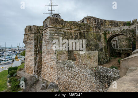 Citadel of Cascais walls, Cascais, Portugal Stock Photo: 177370720 - Alamy