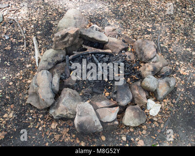 Remains of a campfire Stock Photo - Alamy