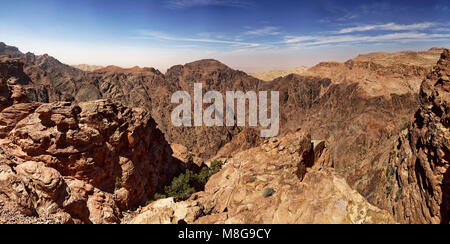 Wadi Musa, Jordan rocks view at Little Petra, Siq al-Barid Stock Photo ...