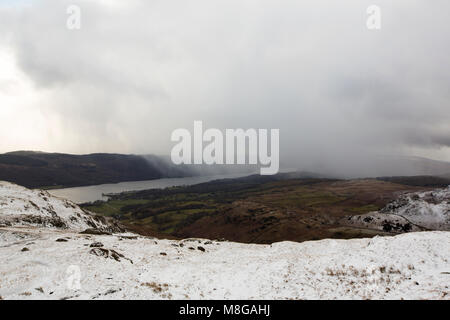 Wetherlam covered in snow, Lake District, UK Stock Photo - Alamy