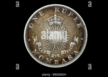 Mombasa Rupee Coin Stock Photo - Alamy