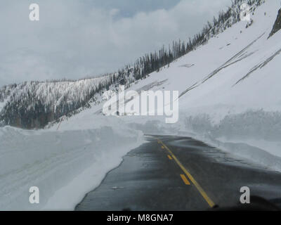Avalanche Gun mm .Spring plowing Stock Photo - Alamy