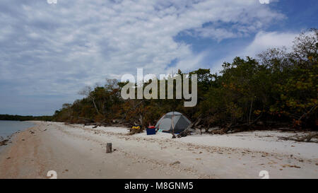 Camping in EVER Picnic Key Stock Photo - Alamy