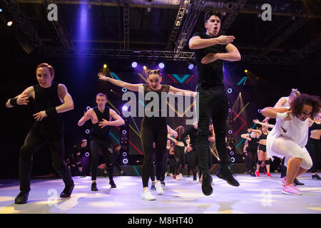 MADD College at the main stage of MOVE IT 2016 Stock Photo - Alamy