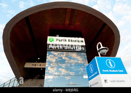 Perth Stadium Train Station - Australia Stock Photo - Alamy