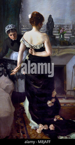 Alfred Philippe Roll Apres le bal Stock Photo - Alamy