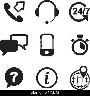 Customer service icons Stock Vector Image & Art - Alamy