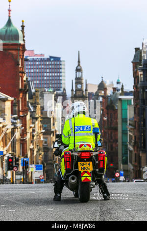 Police Scotland Motorcycle Patrol On Escort Duty In The Presence Of A ...