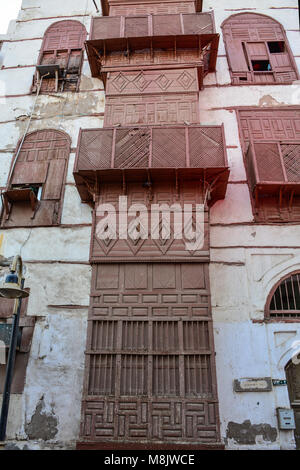 Saudi Arabian traditional windows in Al hasa souq market Saudi Arabia ...