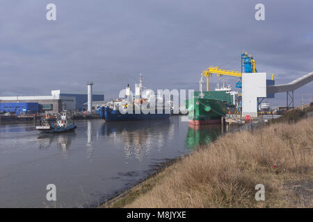 Port of Blyth Stock Photo - Alamy
