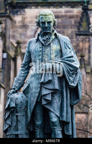 Statue of economist Adam Smith Edinburgh Stock Photo - Alamy