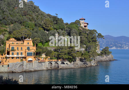 Paraggi Castle, Ligury, Italy Stock Photo - Alamy