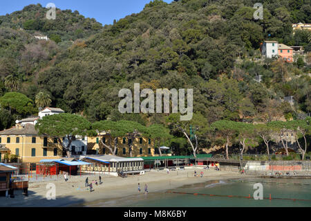 Paraggi beach Santa Margherita Italy Stock Photo - Alamy