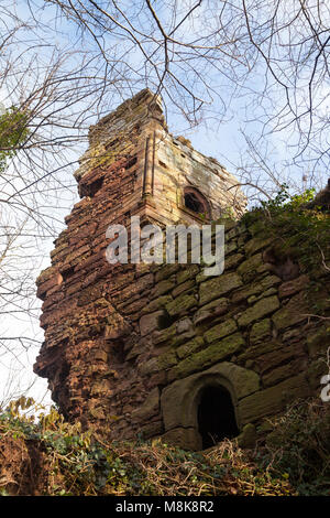 The remains of Yester Castle near Haddington East Lothian Scotland ...