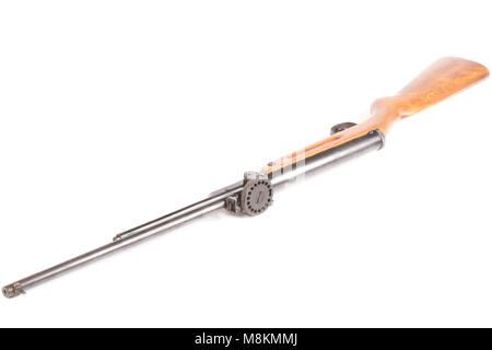A .177 German Haenel Model 5 Junior repeater air rifle showing logo on ...