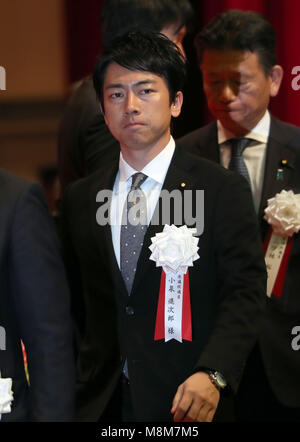 Japan's Defense Minister Shinjiro Koizumi, right, and U.S. Defense ...