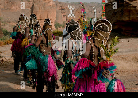 Mali, Dogon Country, Bandiagara Cliff listed as World Heritage by Stock ...