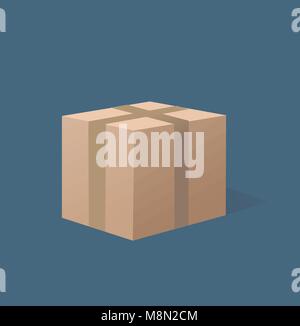 Recycle brown box Stock Vector Image & Art - Alamy