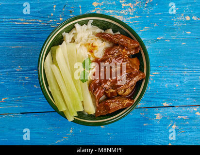 Ashlan-fu - Dungan noodle, popular Kyrgyzstan Stock Photo - Alamy